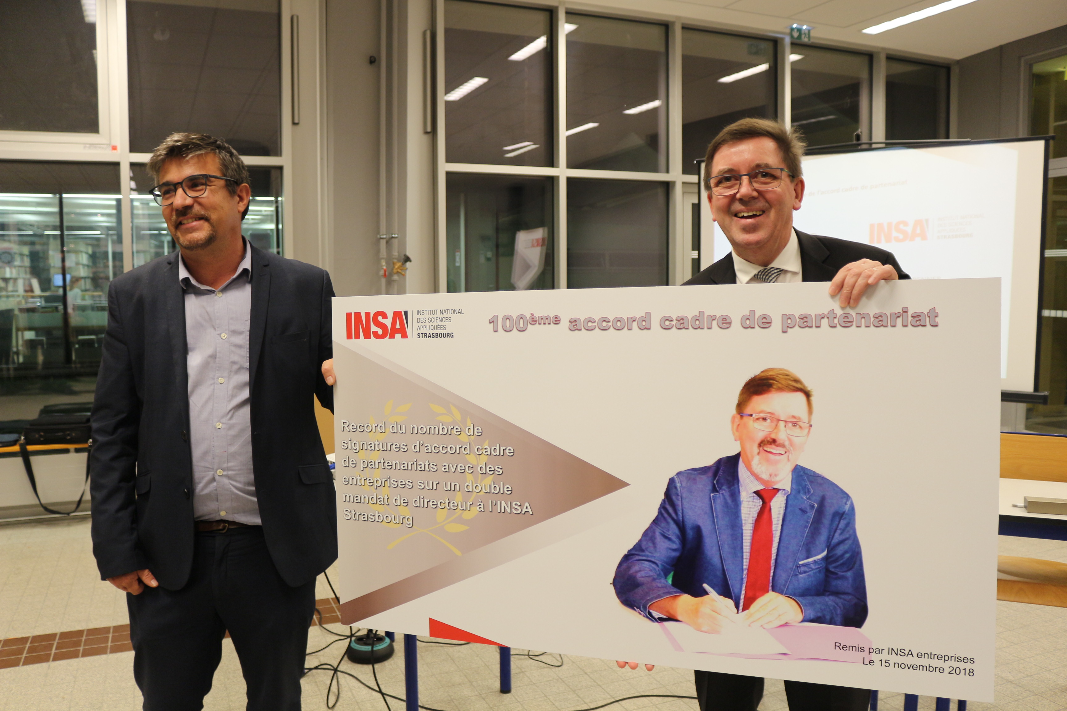 Record de 100 signatures d'accords cadre avec les entreprises pour Marc ...