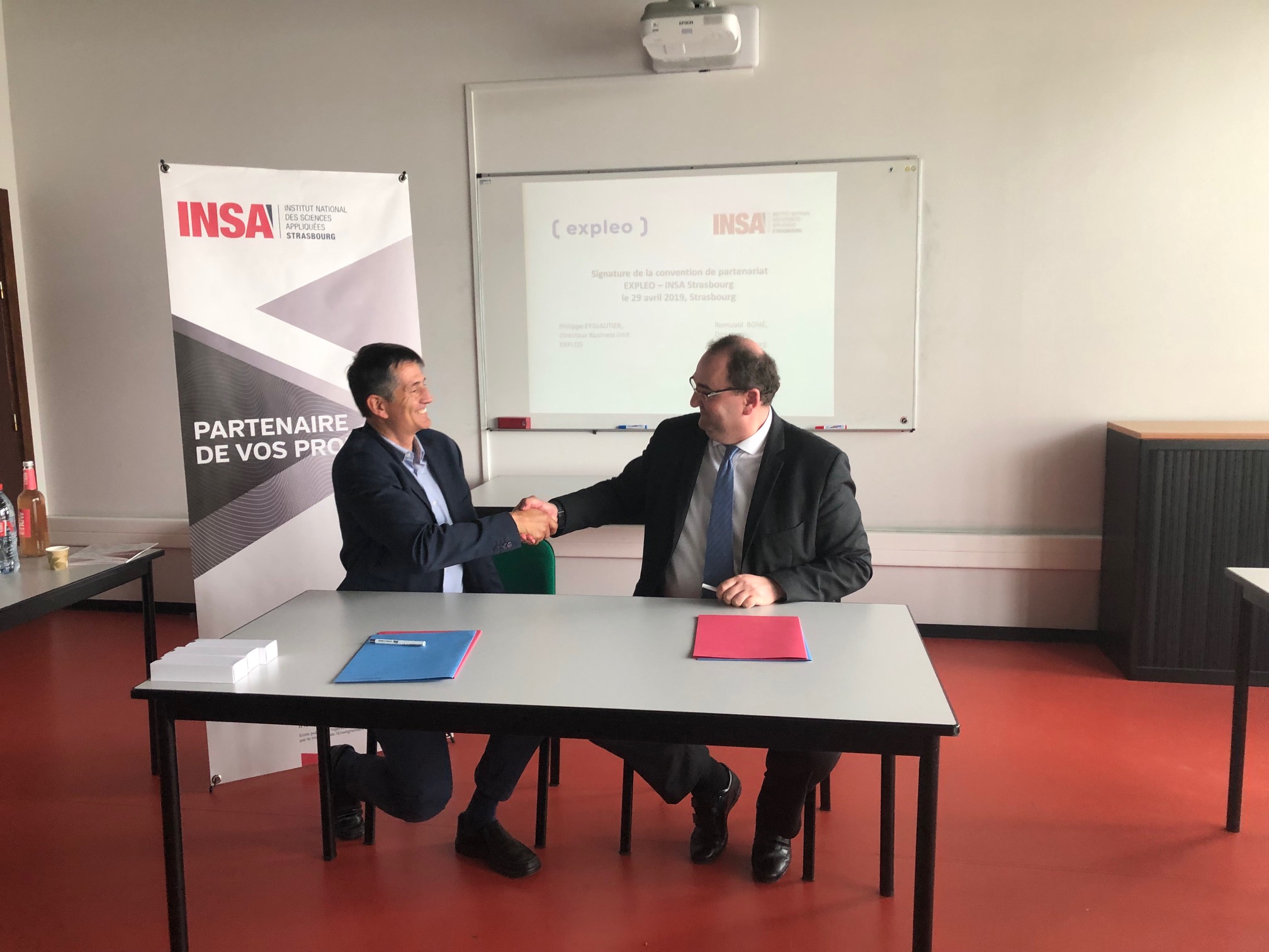 EXPLEO (ancien Assystem Technologies) signe une convention de partenariat avec l'INSA Strasbourg ...
