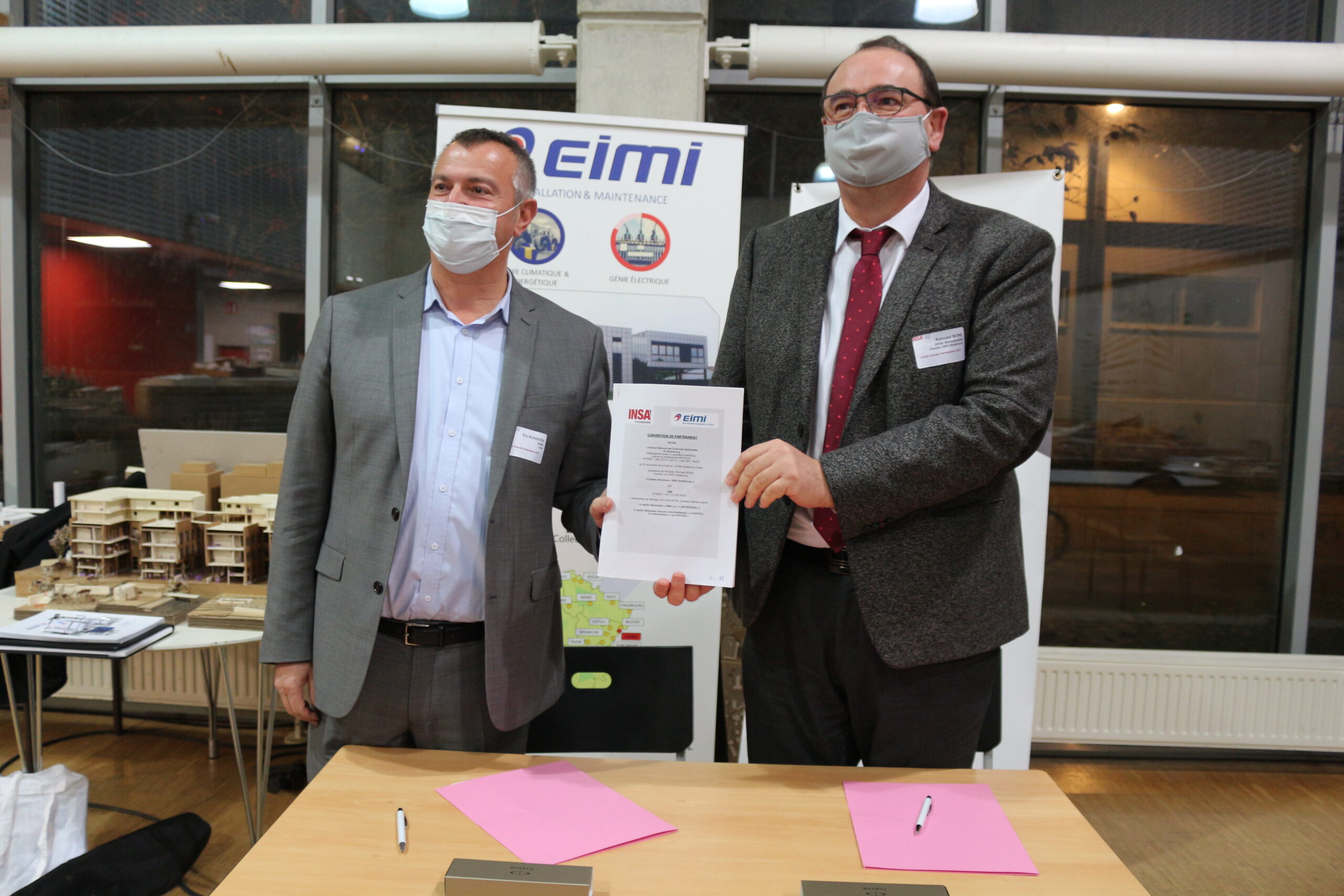 EIMI renouvelle son partenariat avec l'INSA Strasbourg - EntreprisesEntreprises
