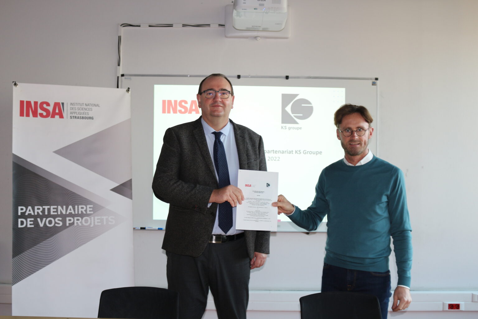 KS groupe et l'INSA Strasbourg signent leur convention de partenariat ...