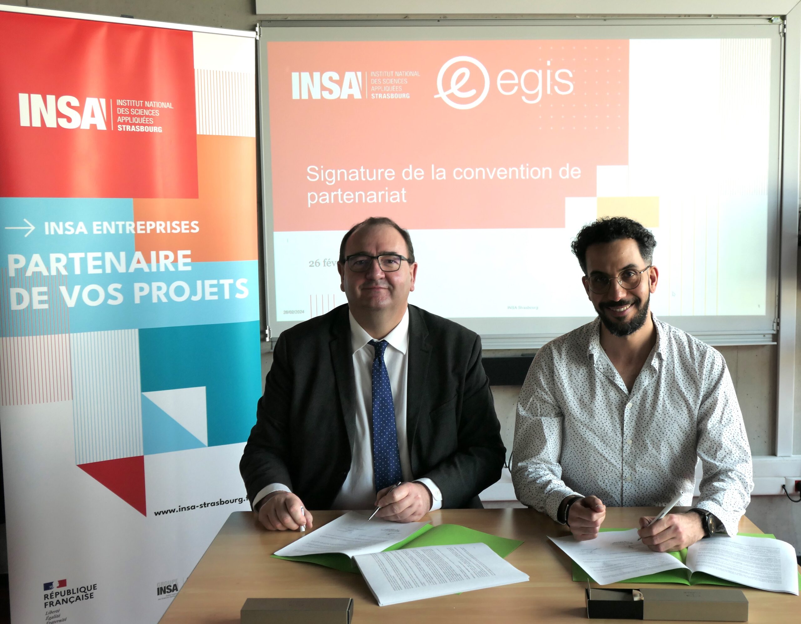 Egis nouveau grand partenaire de l'INSA Strasbourg - EntreprisesEntreprises