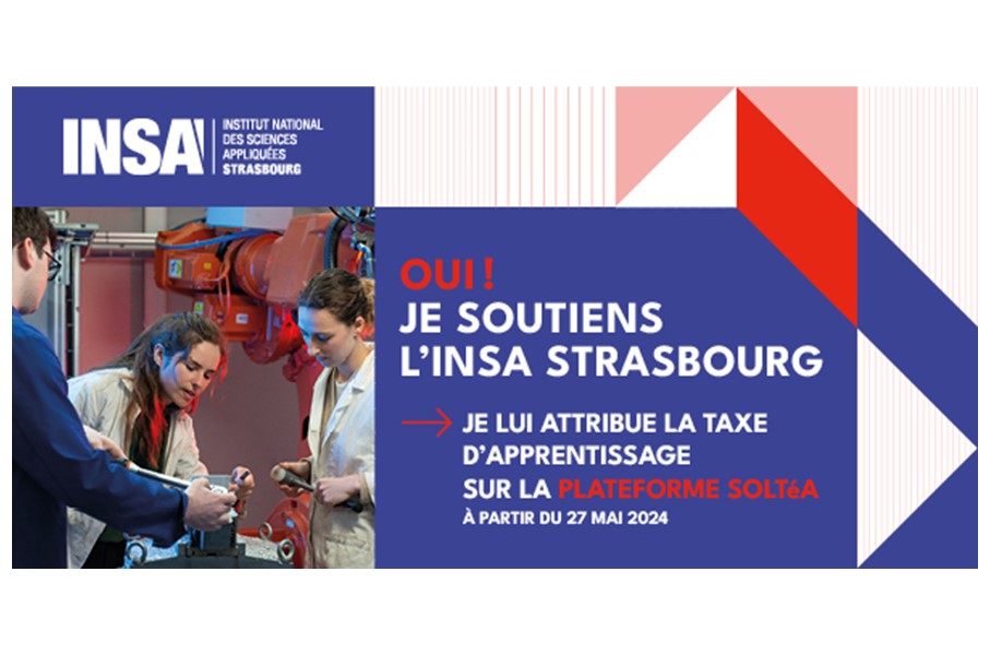 Devenez partenaire ou grand partenaire de l'INSA Strasbourg grâce à la taxe d'apprentissage ...